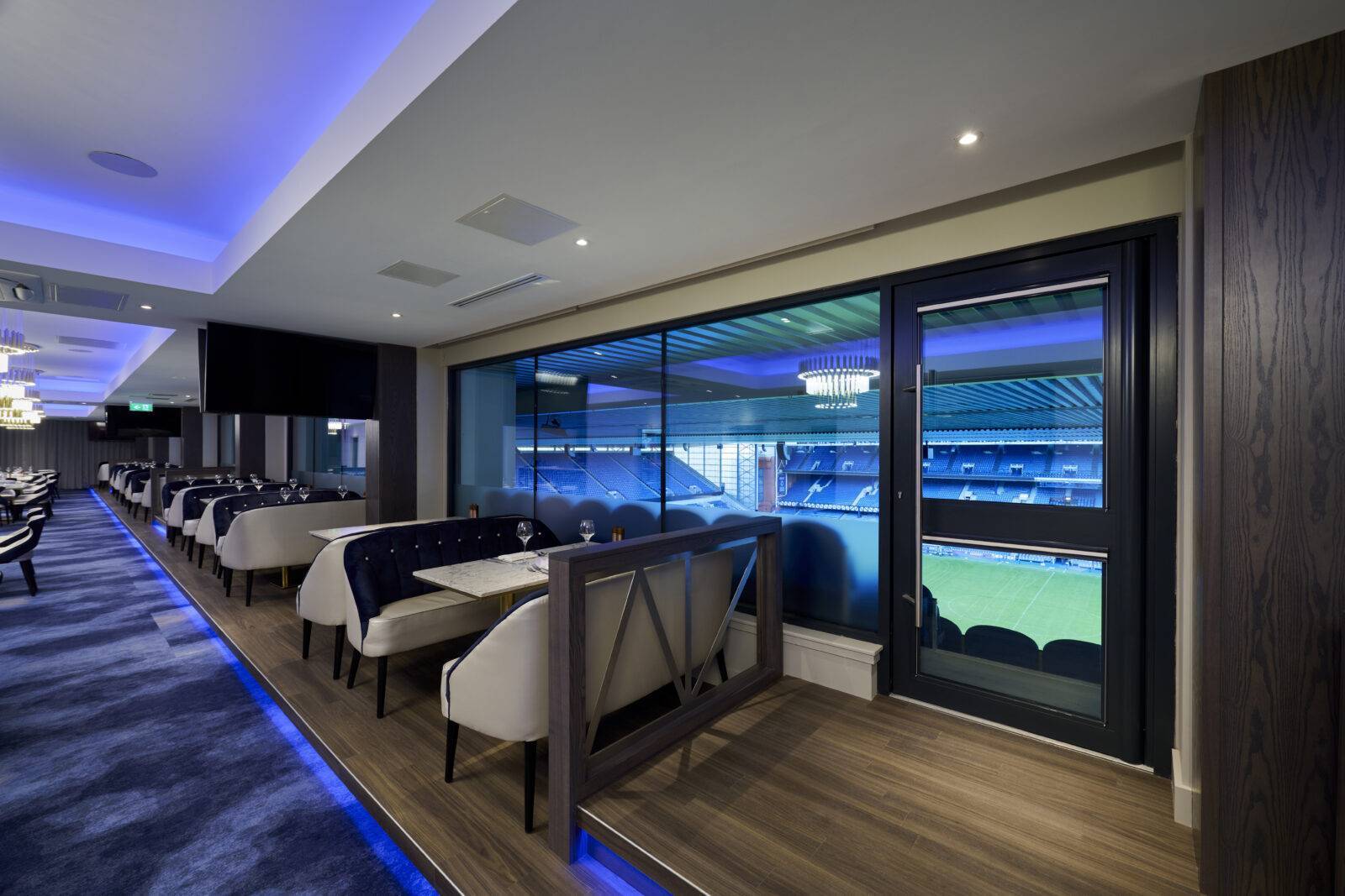 Ibrox Blue Sky Lounge - Case Studies - Morris & Spottiswood Group